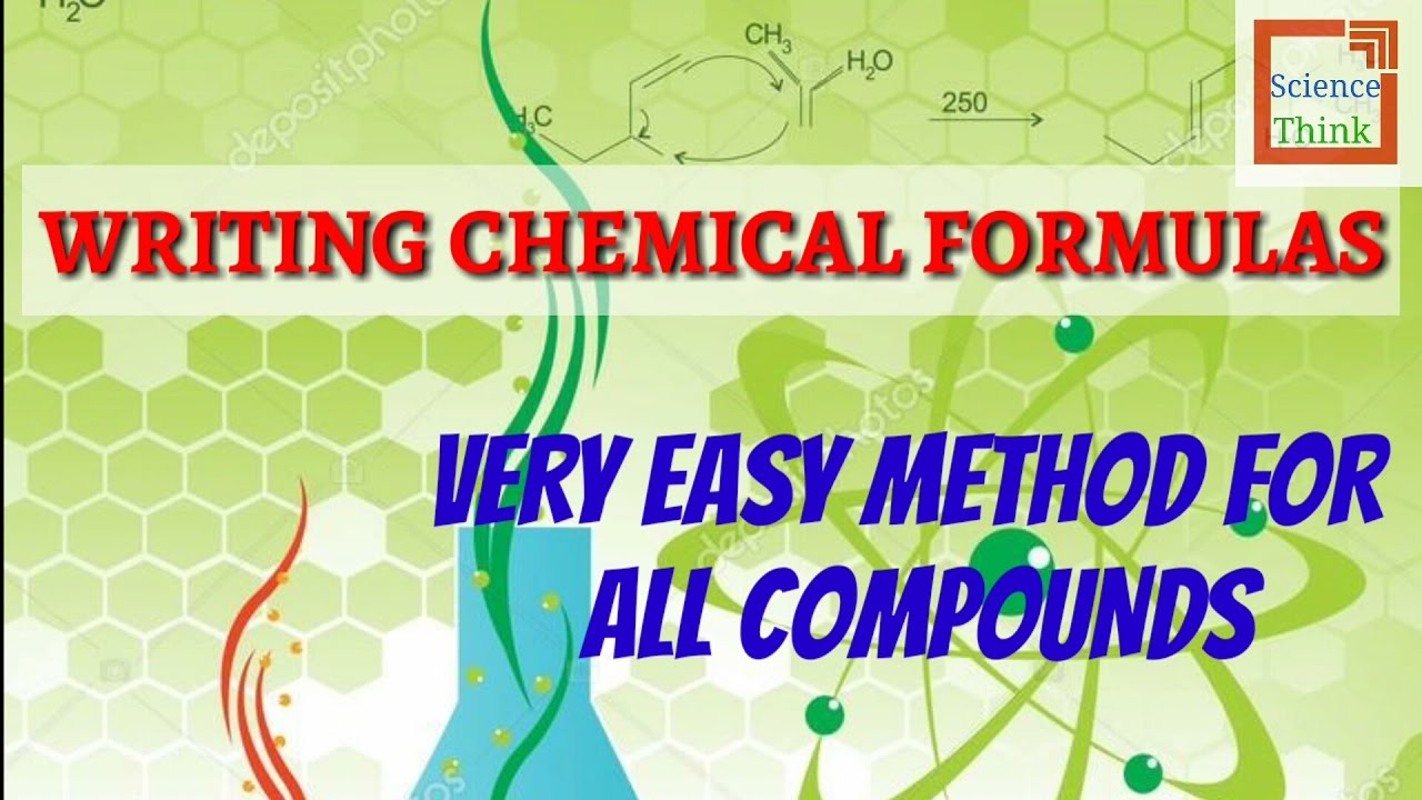 Learn How to make Chemical Formula --The Easiest Way.{Explained} - YouTube