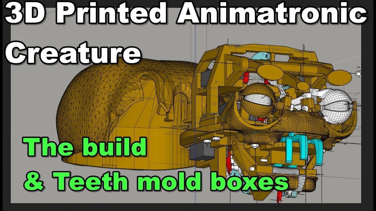 3D Printed Animatronic The build - YouTube