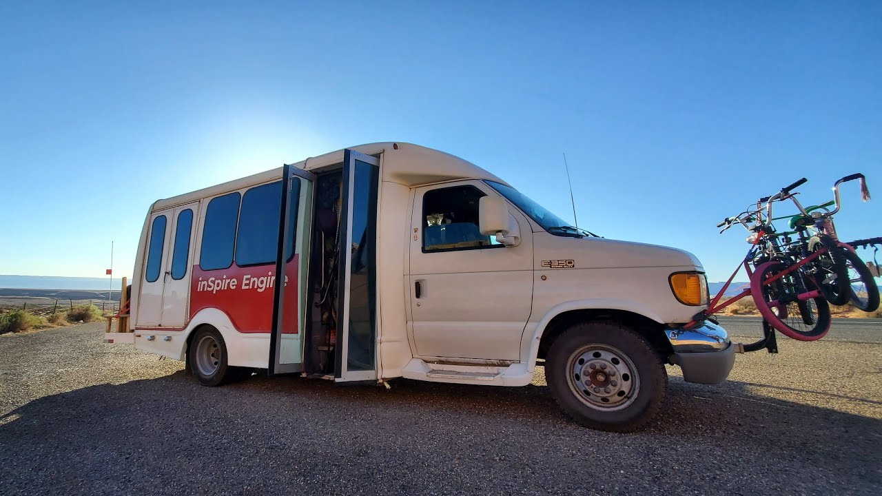 Our last day in Arizona and our self converted shuttle bus - YouTube