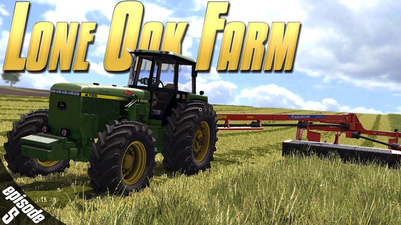 Lone Oak Farm - Farming Simulator 17 - Ep.5 (with Wheel Cam) - YouTube
