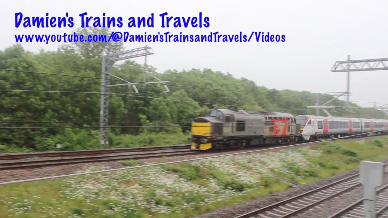 MML Class 37 “Orion” No. 37510, Class 720 Aventra No. 720124 Unit Drag ...