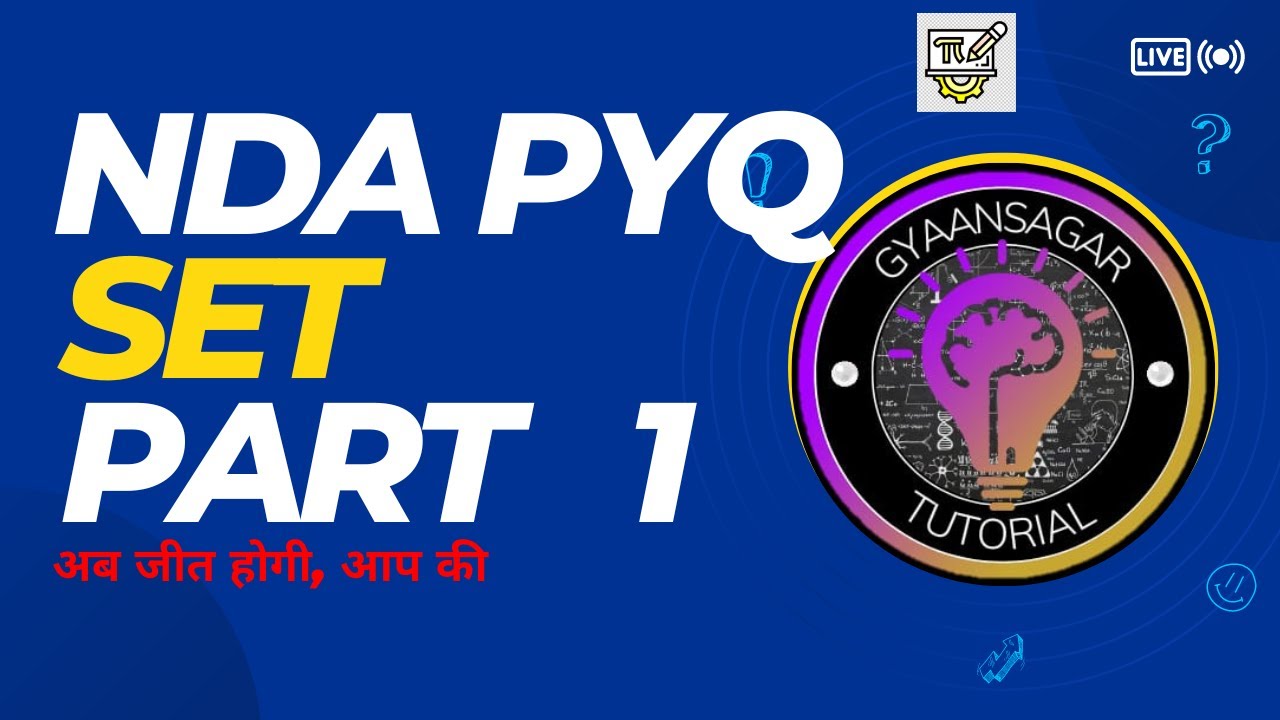 NDA PYQ till 2023 - YouTube