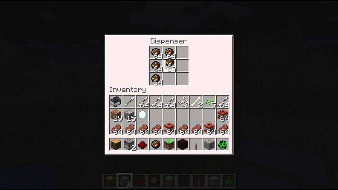 How to make a Flamethrower in Minecraft | Minecraft - YouTube