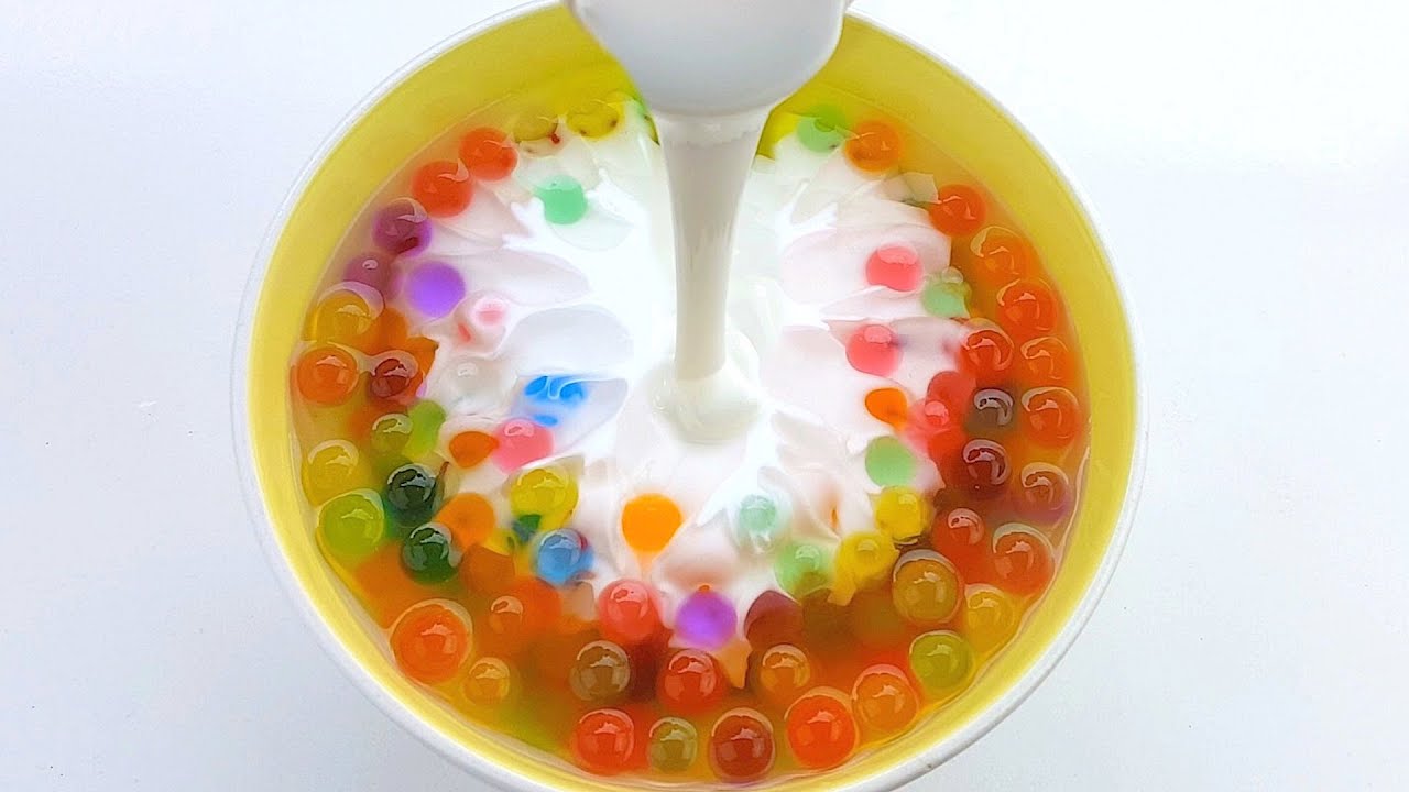 DIY Orbeez Slime Mixing ASMR! - YouTube