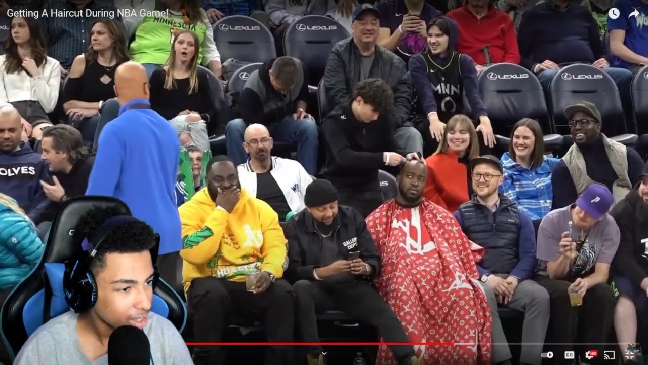 Jidion Got A Haircut In The Middle Of An NBA Game! - YouTube