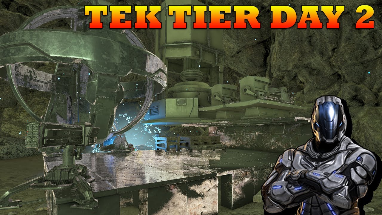 Getting Tek Tier Day 2 Of Wipe - Untouchable (Base Upgrades) | Ark pvp ...