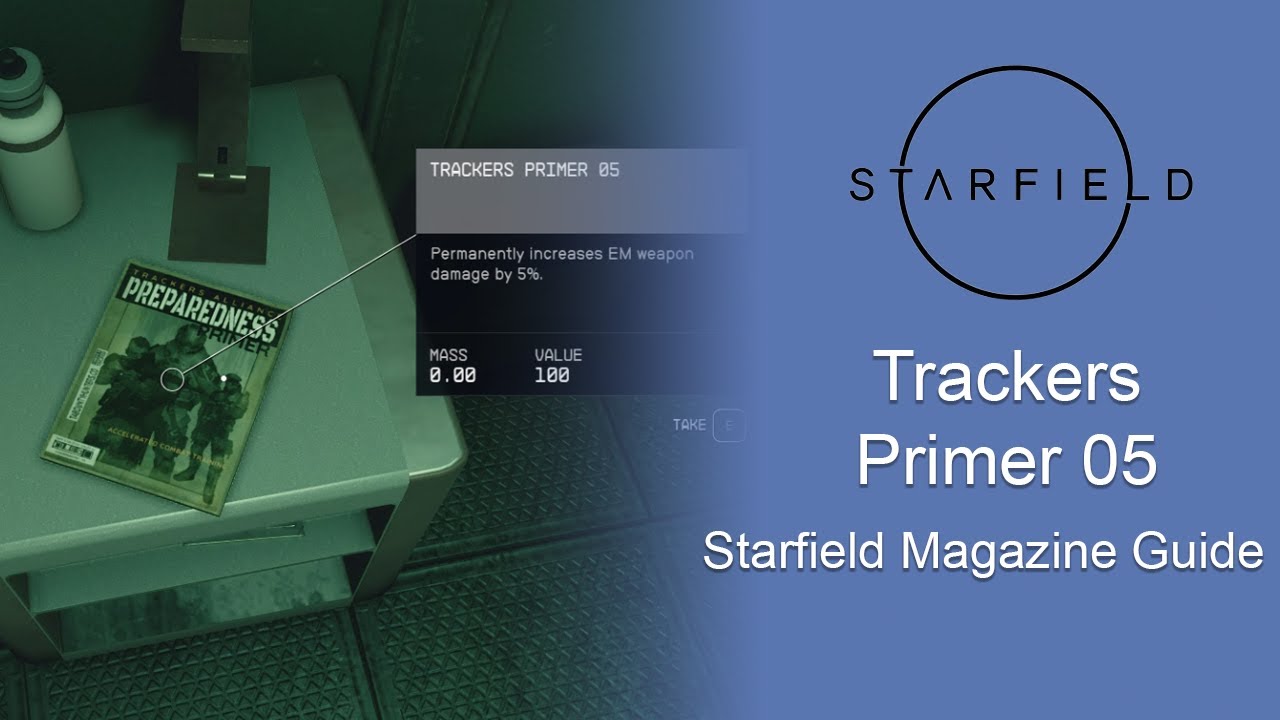 Trackers Primer 05 - Starfield Magazine Guide - YouTube