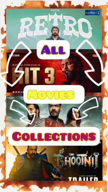 retro,hit 3,raid 2, and the bhootni 🤯 movies total box office ...