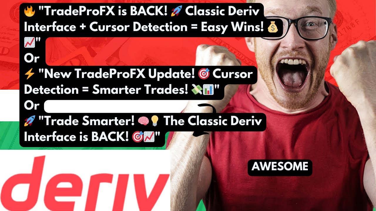 🚀 TradeProFX is BACK! 🔥 The Classic Deriv Interface with Cursor ...