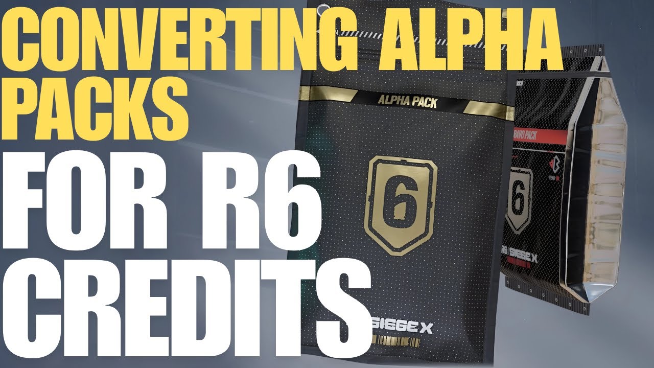 MAKING R6 CREDITS FROM CELEBRATION PACKS & ALPHA PACKS - YouTube
