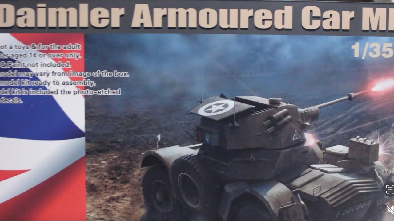 Gecko 1/35 Daimler armoured car Mk1 - Part 1 - YouTube