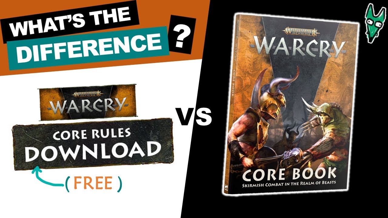 Free Warcry Rules or Core Book? What's the difference? - YouTube
