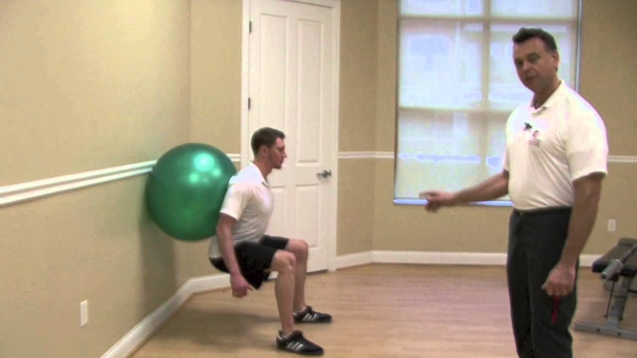 How To Do Exercise Ball Squats YouTube how-to-do-exercise-ball-squats-youtube