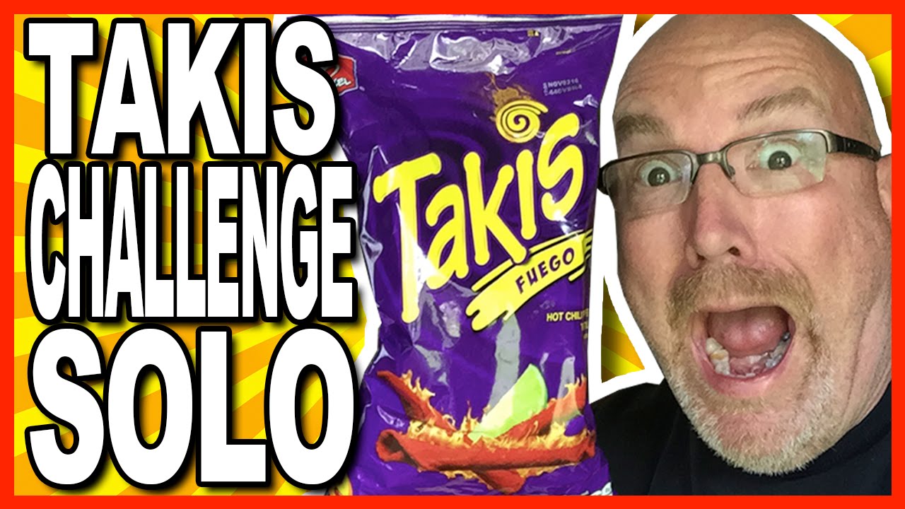 Takis Fuego Challenge Solo - YouTube