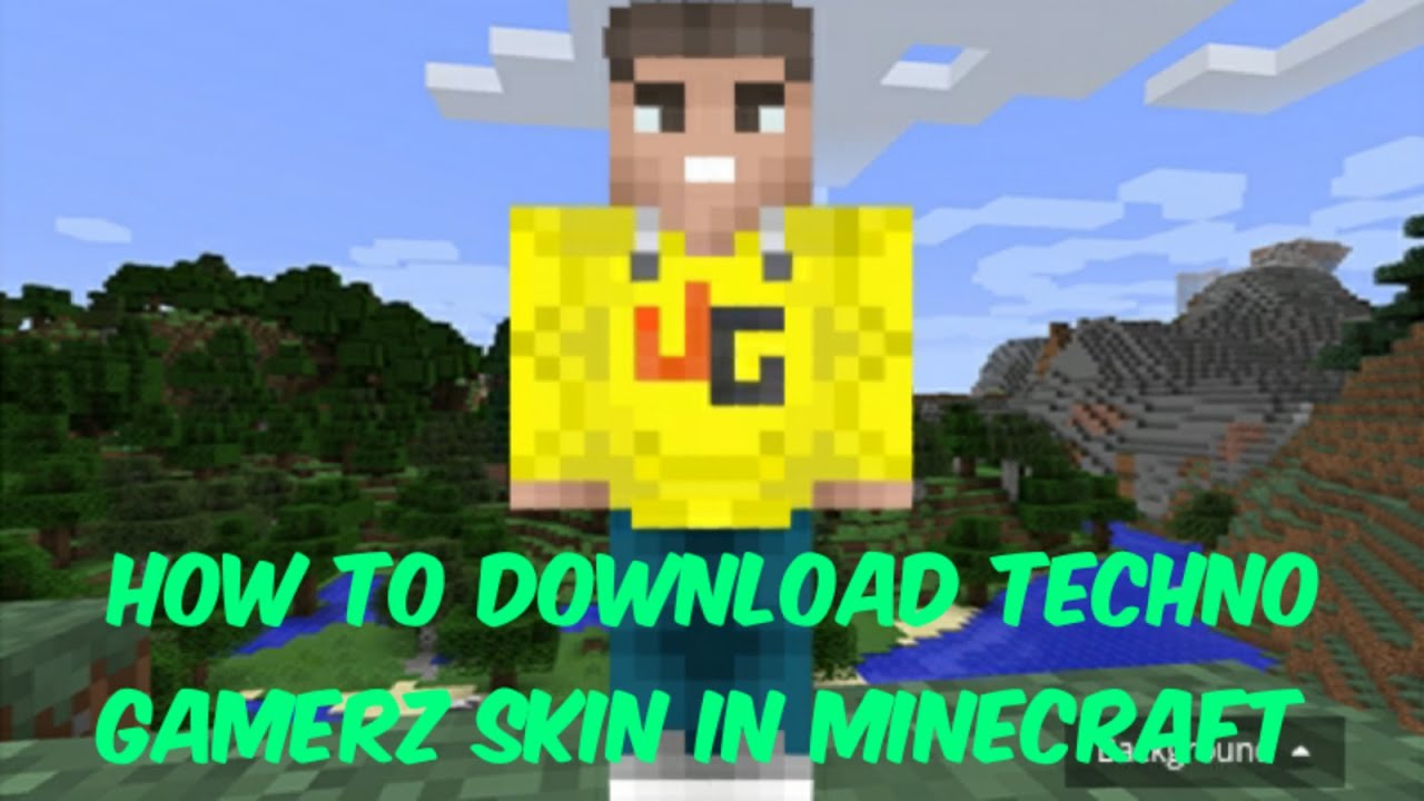 HOW TO DOWNLOAD TECHNO GAMERZ SKIN IN MINECRAFT @Techno Gamerz |1.18 ...