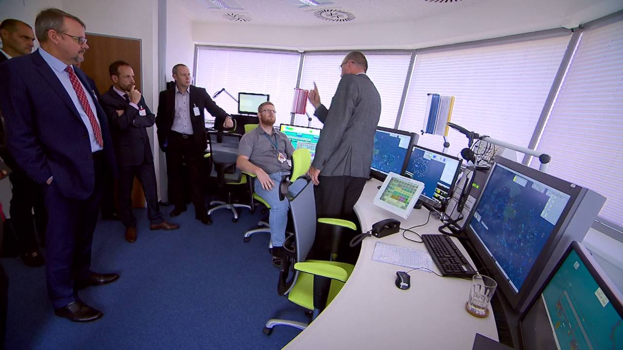 Ostrava Airport - voice communication system - YouTube