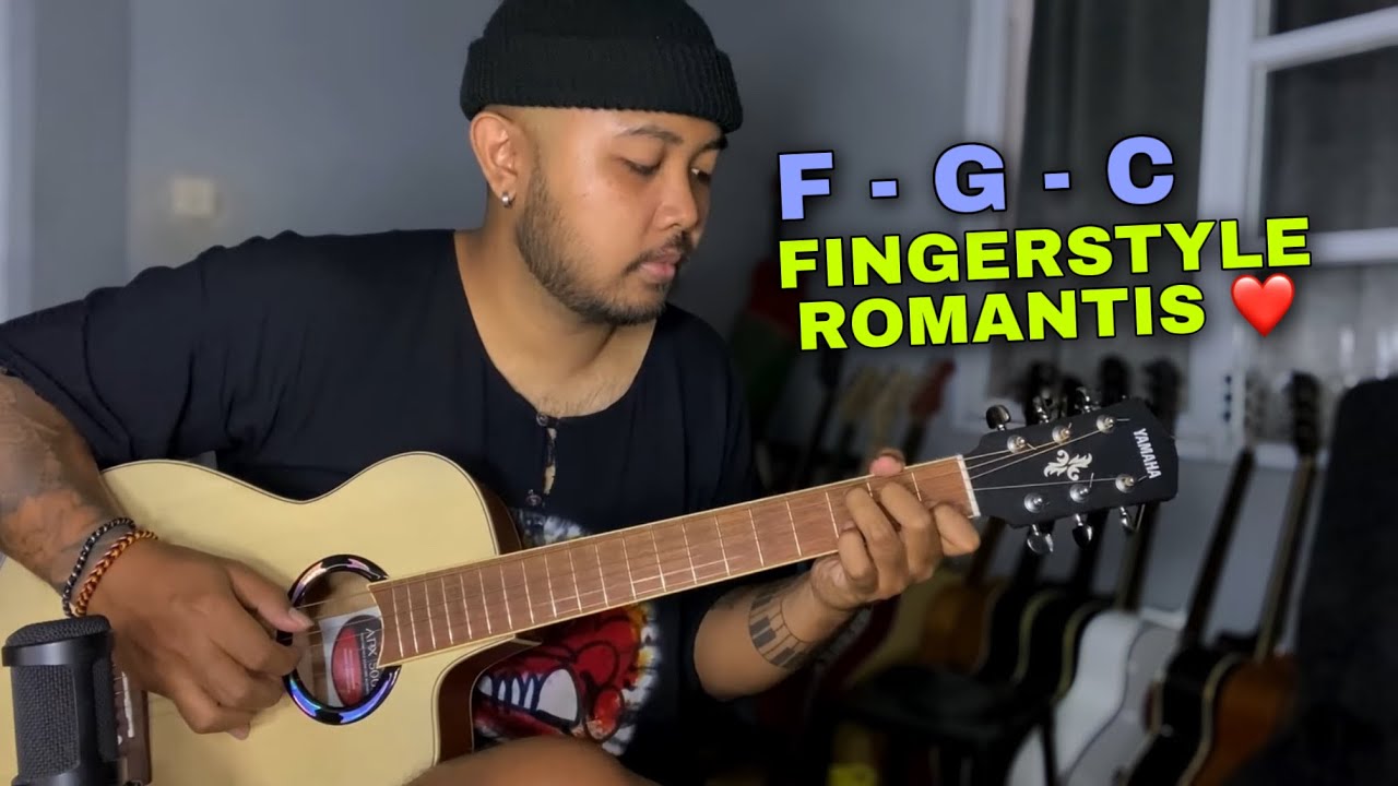Tutorial Fingerstyle gampang buat nembak cewek! cuma pake chord F - G ...