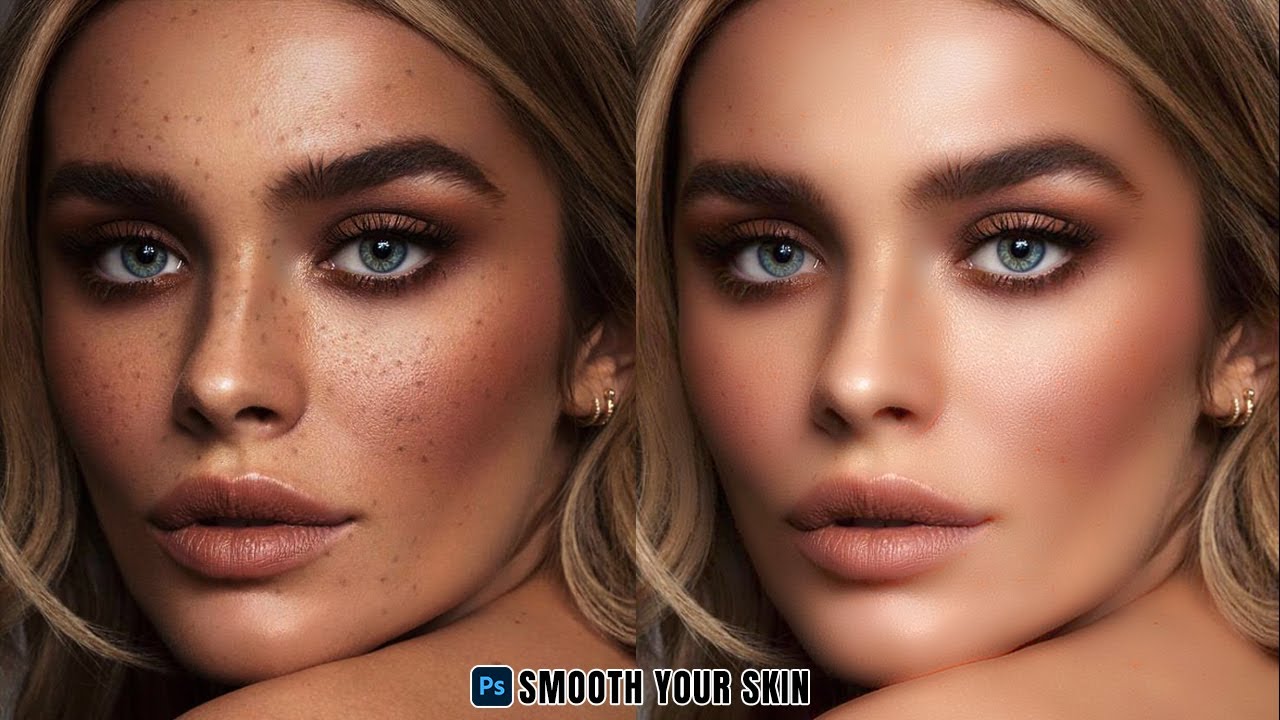 Smooth Skin in Adobe Photoshop | Skin Retouching Photoshop Tutorial ...