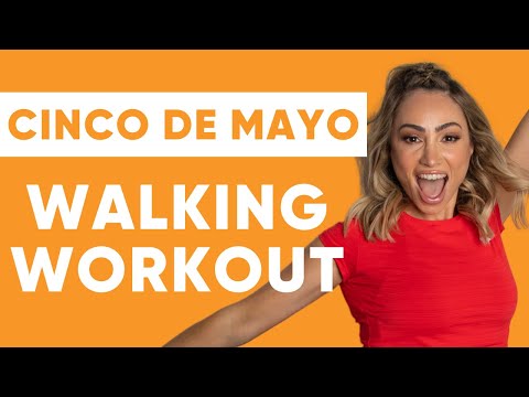 2000 Steps Cinco De Mayo Walking Workout | Salsa Style | Gina B