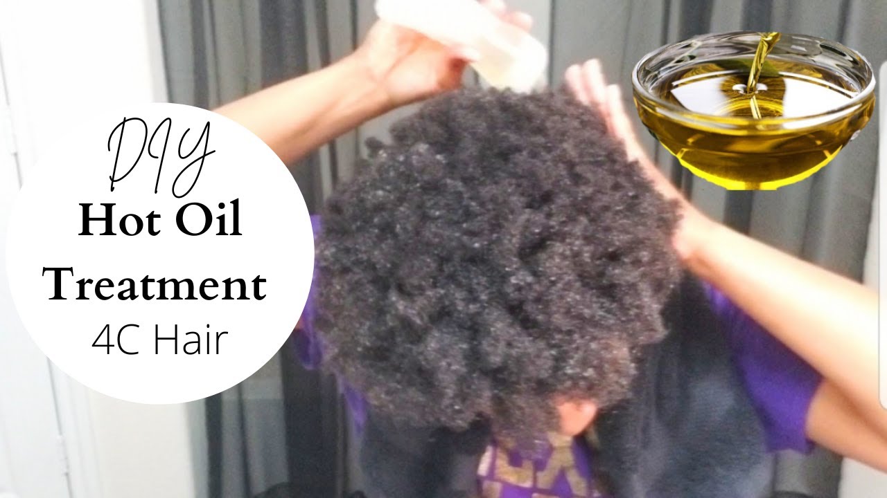 Diy Hot Oil Treatment Natural Hair 4chair Youtube