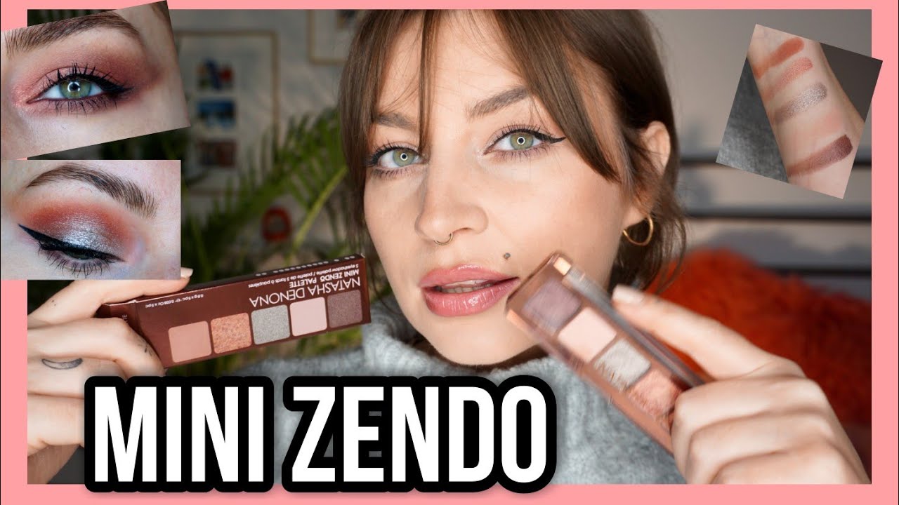 Mini Zendo NATASHA DENONA - swatche, recenzja, makeup // Kinga The Pink ...