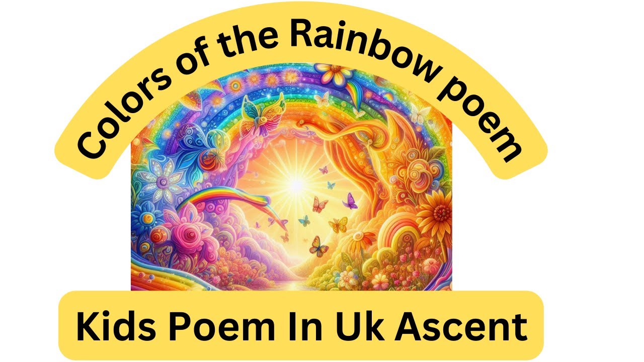 Rainbow poem in English|Colors of the Rainbow Poem In English|Rainbow ...