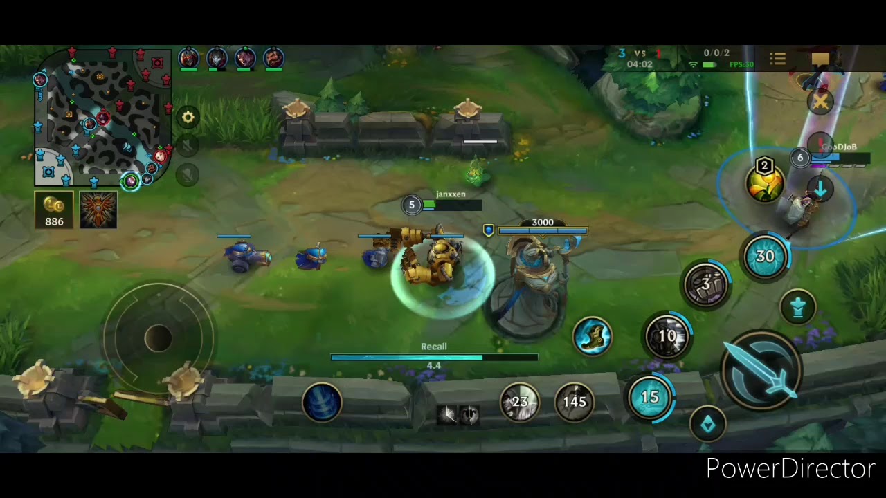 Lol wild rift Emerald rank match to Diamond T1 support champ Blitzcrank ...