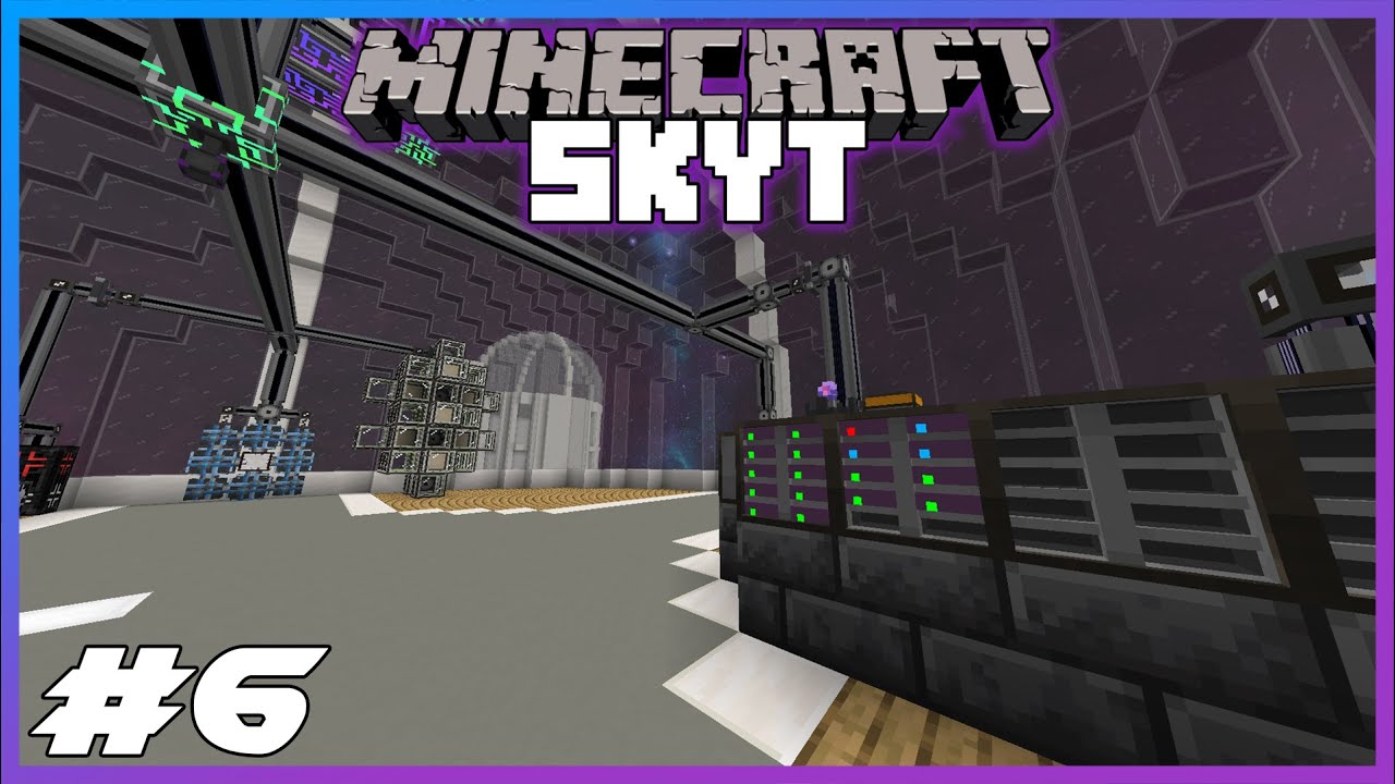 Minecraft SkyT Ep.6 Digital Storage AE2 - YouTube