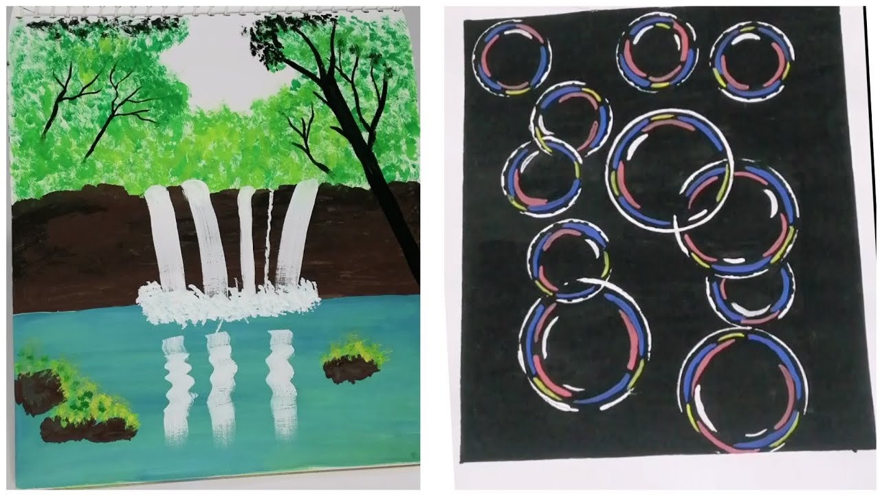 Stunning ideas of art Hacks ll beautiful water fall & bubbles! - YouTube