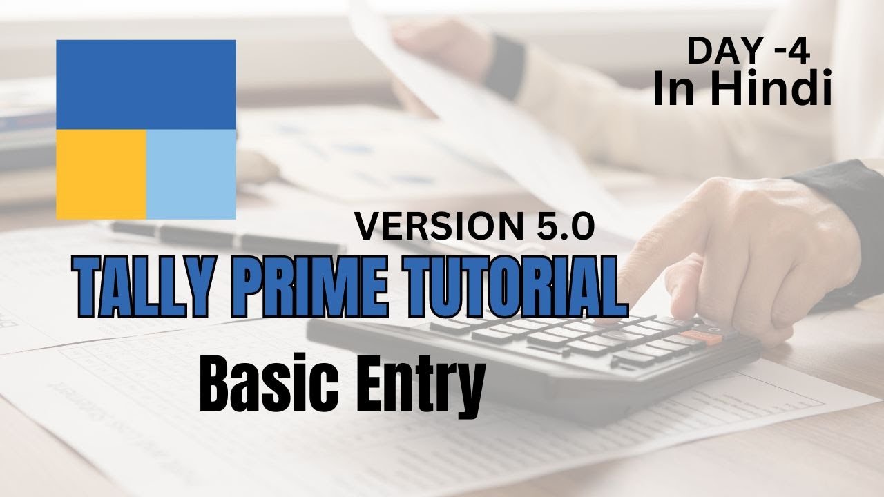 TALLY PRIME 5 TUTORIAL DAY 4- BASIC ENTRY @AAROHCOMPUTERCLASSES - YouTube