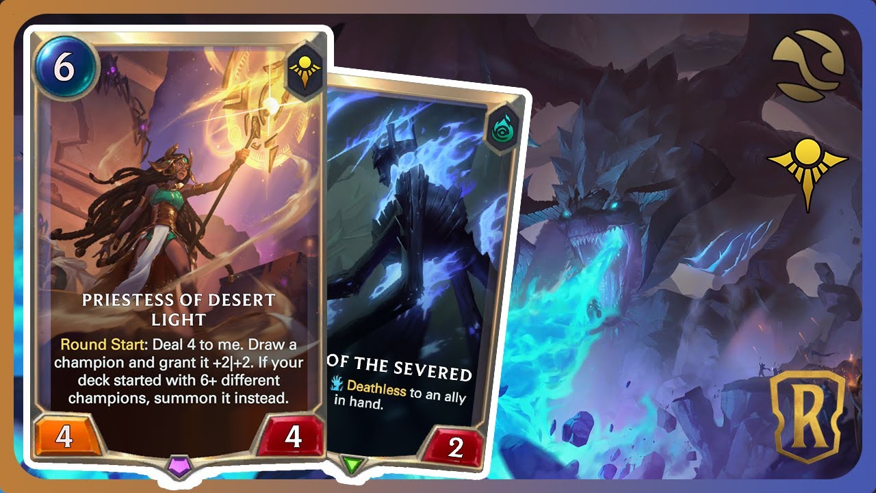 Deathless Champion Caller!! | Priestess of Desert Light deck | Legends ...