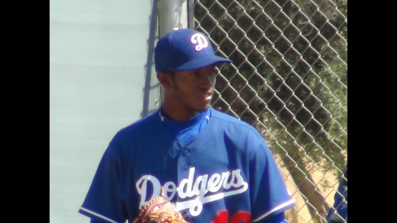 Dodgers prospect Yadier Alvarez - YouTube