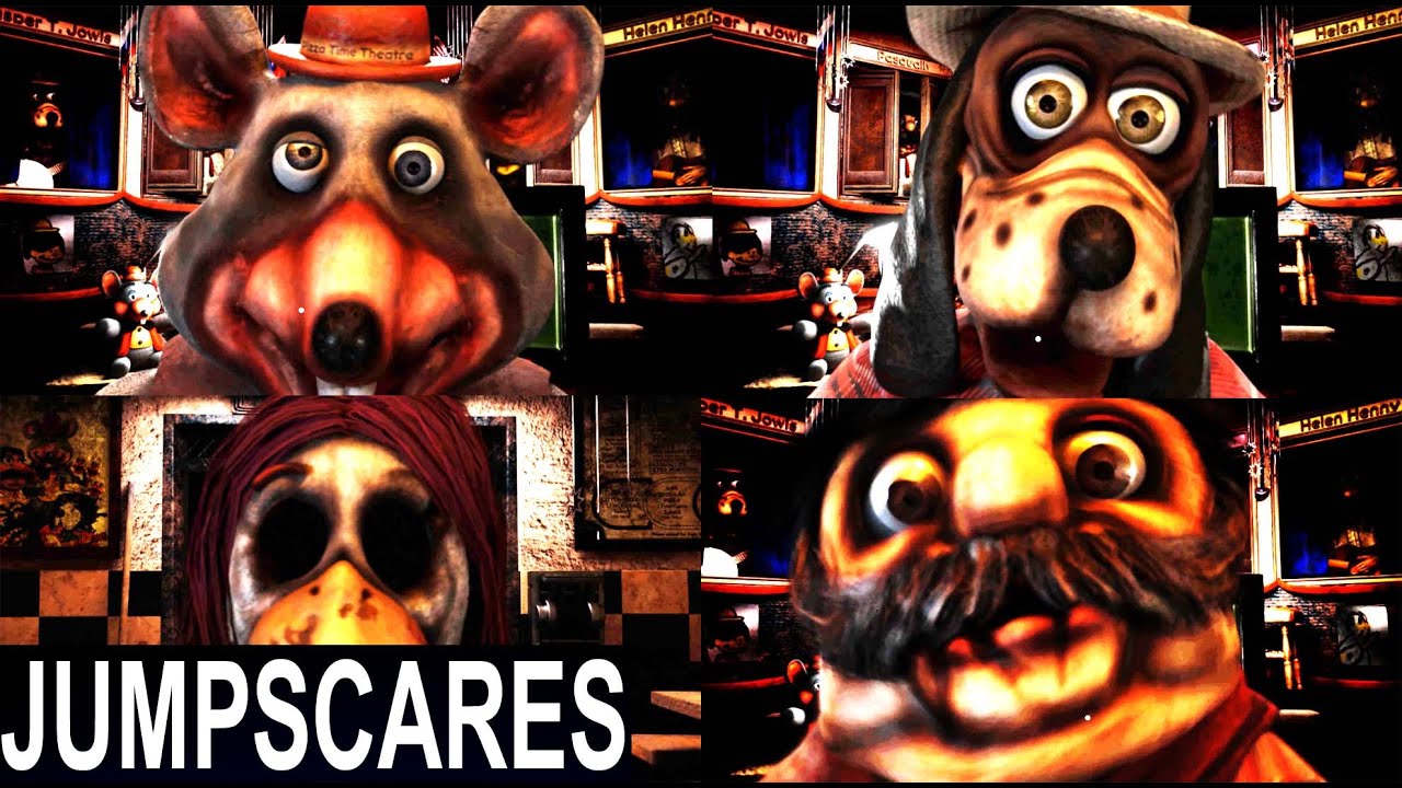 Five Nights at Chuck E. Cheese: Rebooted - CN - All Jumpscares - YouTube