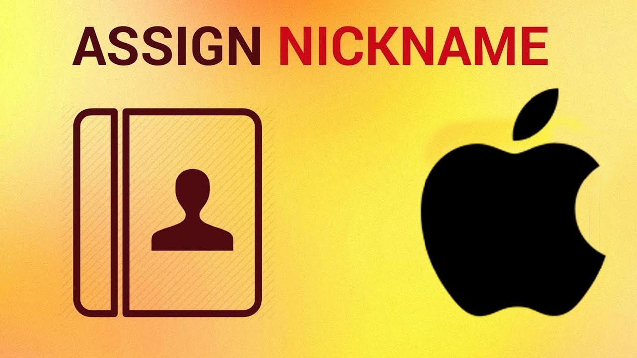 How to assign a nickname to your contact on iPhone and iPad - YouTube