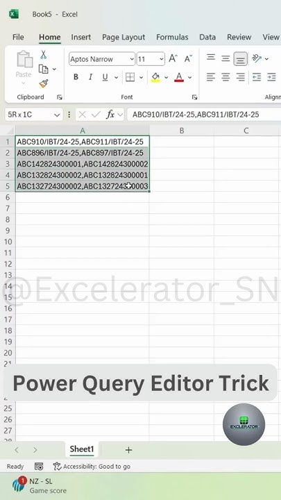 Power Query Editor Trick! @EXCELERATOR_SN #excel #exceltips #exceltutorial #shorts #shortsfeed ...