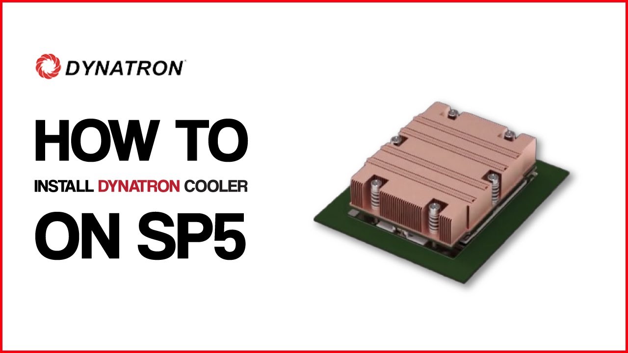 Install Cooler on AMD SP5 Socket - YouTube