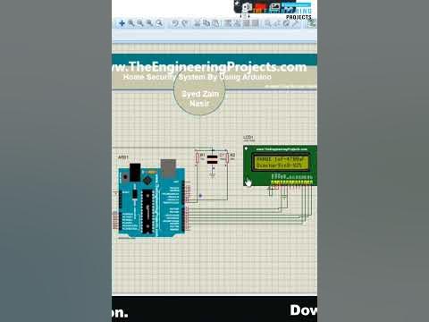 Smart Home Security System using Arduino | Proteus Simulation - YouTube