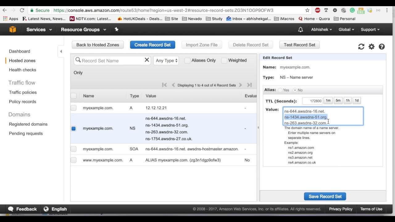 How to map your domain and subdomains to Amazon EC2 instance or Amazon route 53 - YouTube