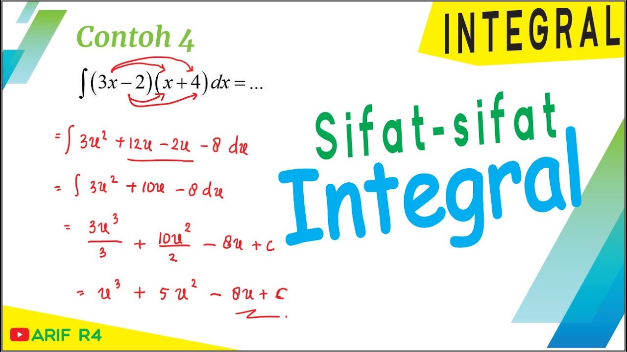 Sifat-sifat Integral, Integral Part 2 - YouTube
