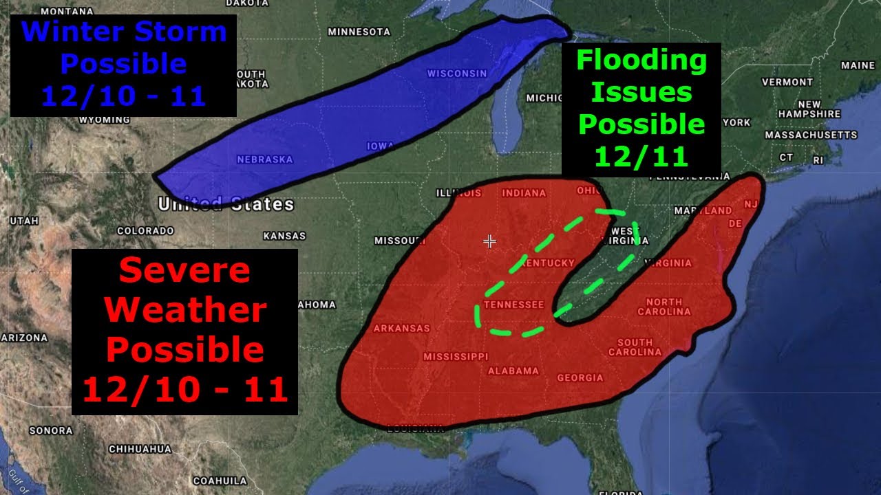 The Upcoming Strong Storm System Could Bring a Winter Storm and Severe ...