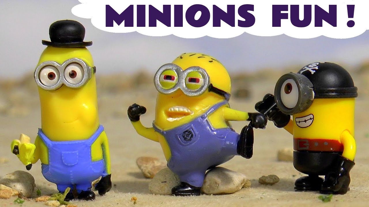 Minions 1 hour Compilation of Mini Movies with Minions Toys - YouTube