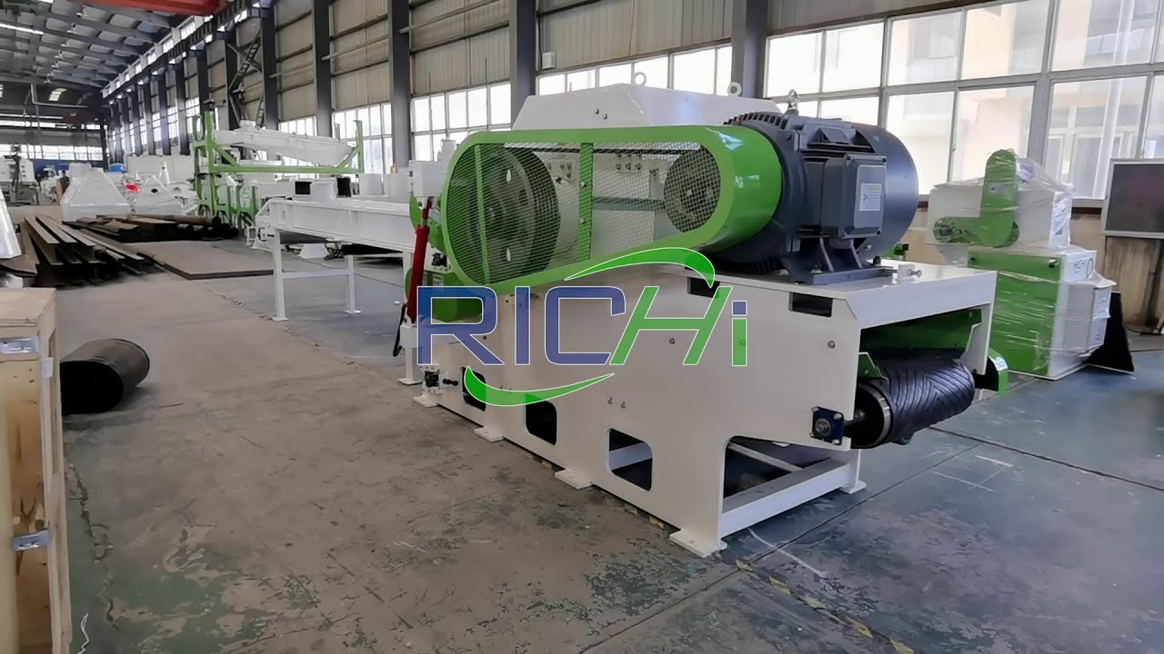 Richi Machinery Multifunctional 3-18 t/h Wood Log Round Wood Chipping ...