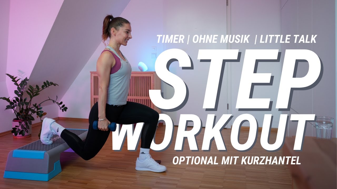 Power Step Workout | (Hantel) Step Full Body Workout | Timer 40|20 ...
