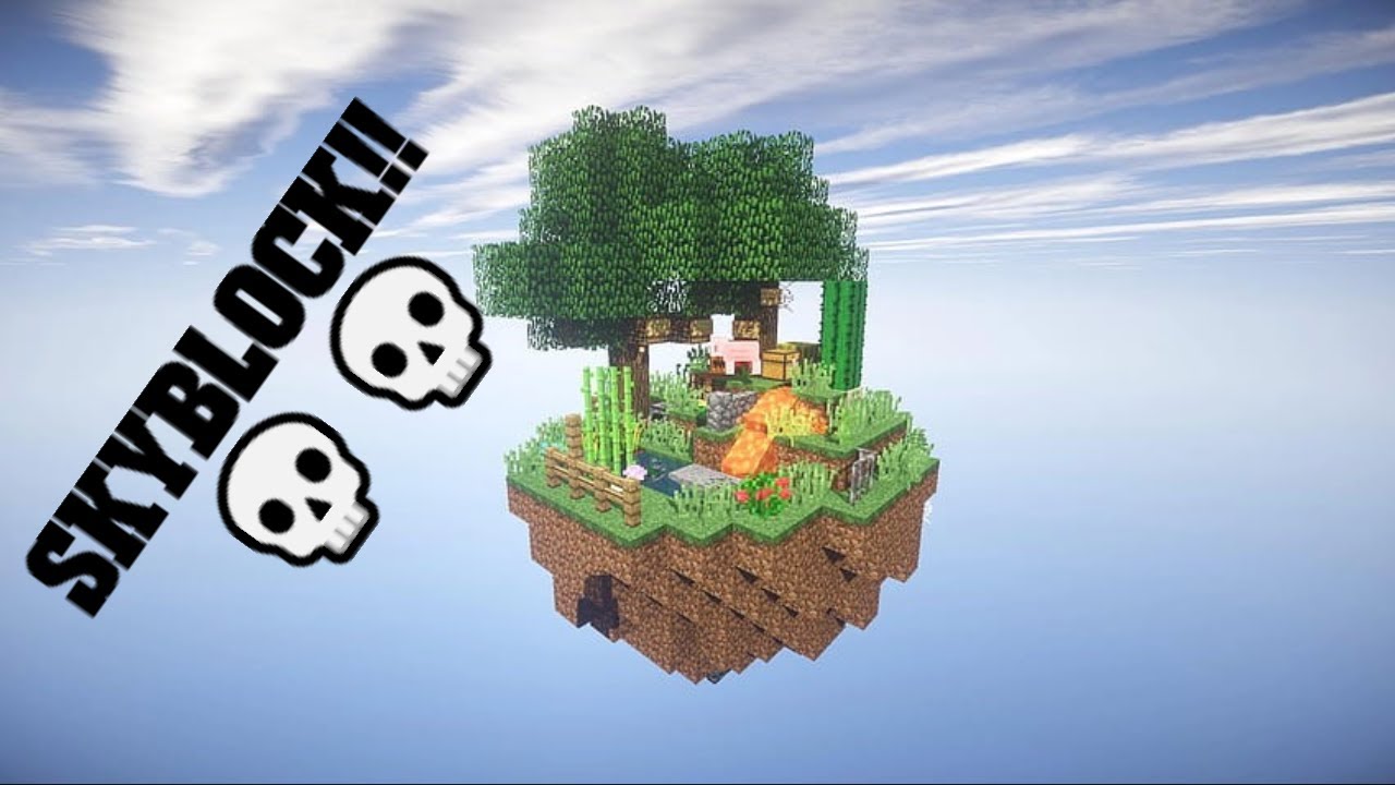 I PLAY SKYBLOCK WITH MY FRIENDS😵😵||SKYBLOCK MINECRAFT💀💀||FIRST DAYIN ...