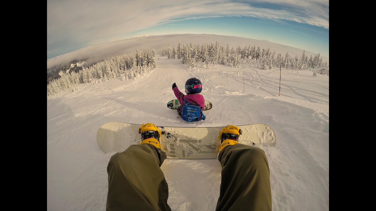 Day In The Life: A Toddler snowboarding [shr]edit - YouTube