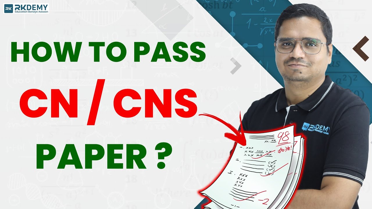 HOW TO PASS CN/CNS Paper ? | Shreenath sir | RKDEMY #mumbaiuniversity # ...