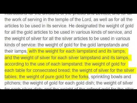 1 Chronicles 28 - 29 - YouTube