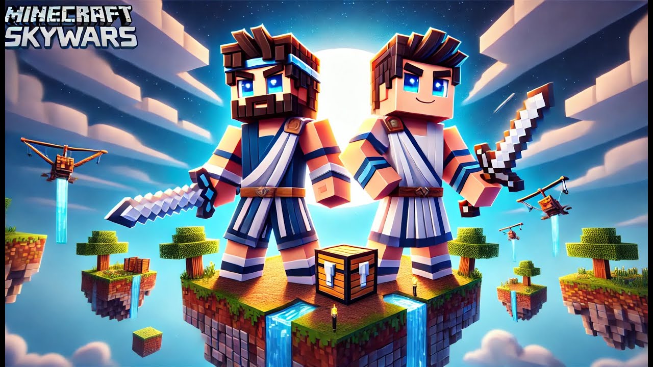 Having fun in Minecraft Hypixel Skywars - YouTube