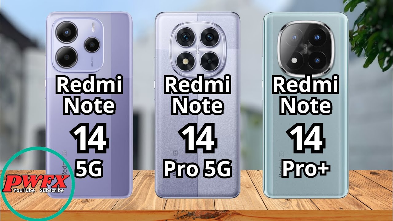 Redmi note 14 5G vs Redmi note 14 pro 5G vs Redmi note 14 pro plus ...