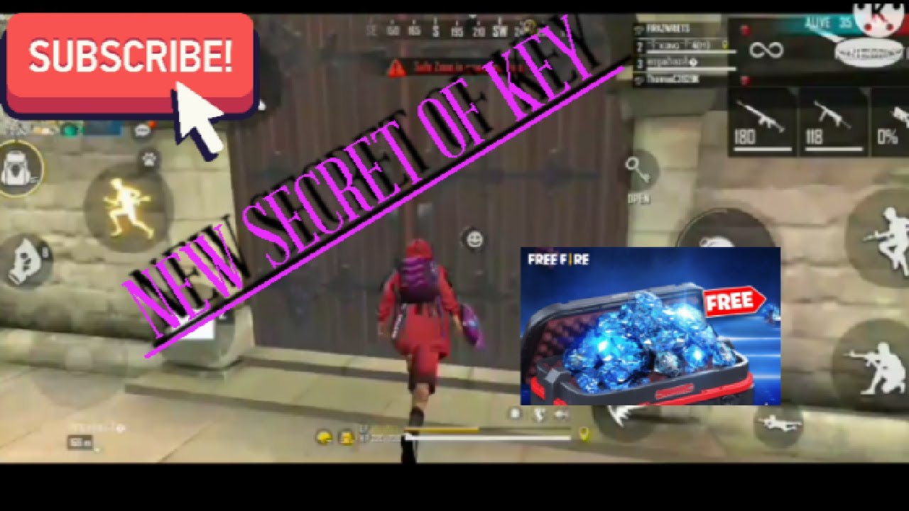 New secret of key in free fire - YouTube